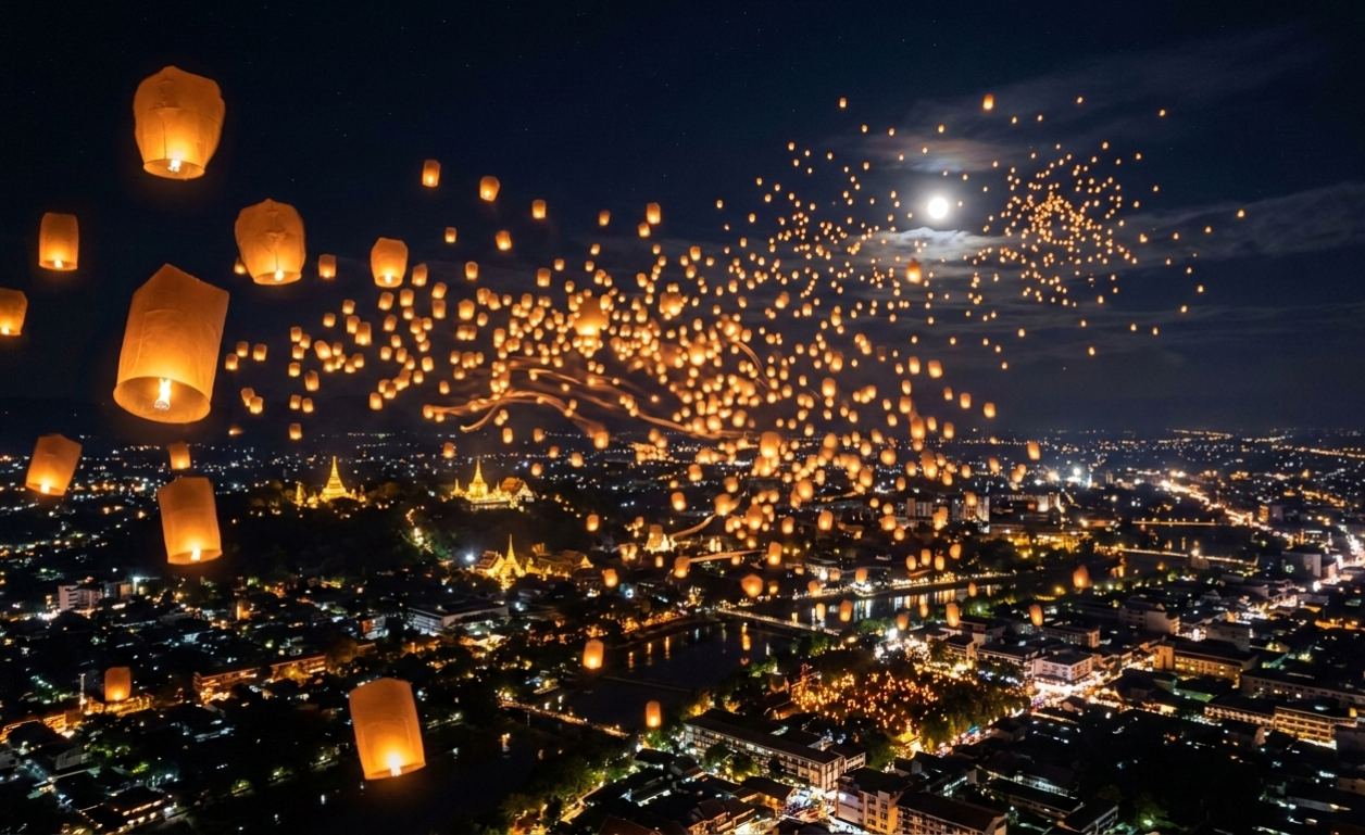 Thailand Lantern Festival 2026: Yi Peng & Loy Krathong Guide | TravelGator